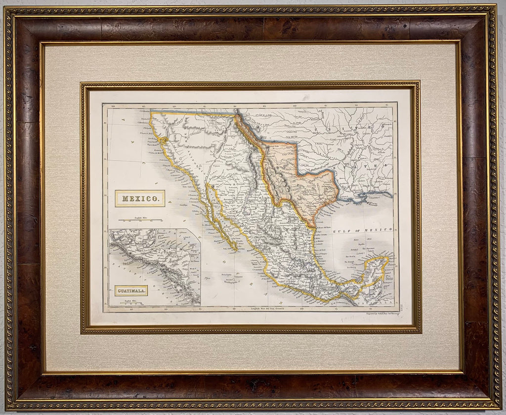 Original Map of the State of Texas - Gallery of the Republic